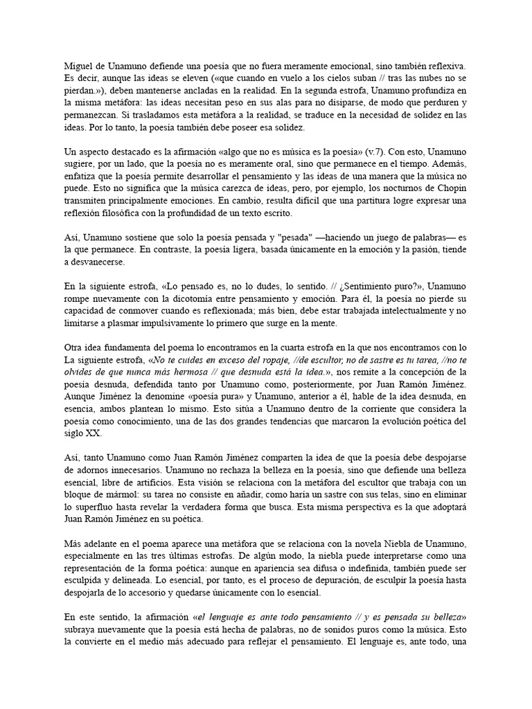 Miguel de Unamuno | PDF | Poesía | Dios