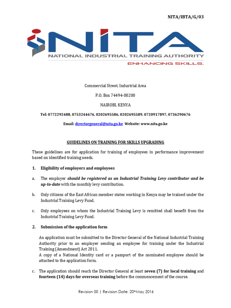 Guidelines for Skills Upgrading Training | PDF