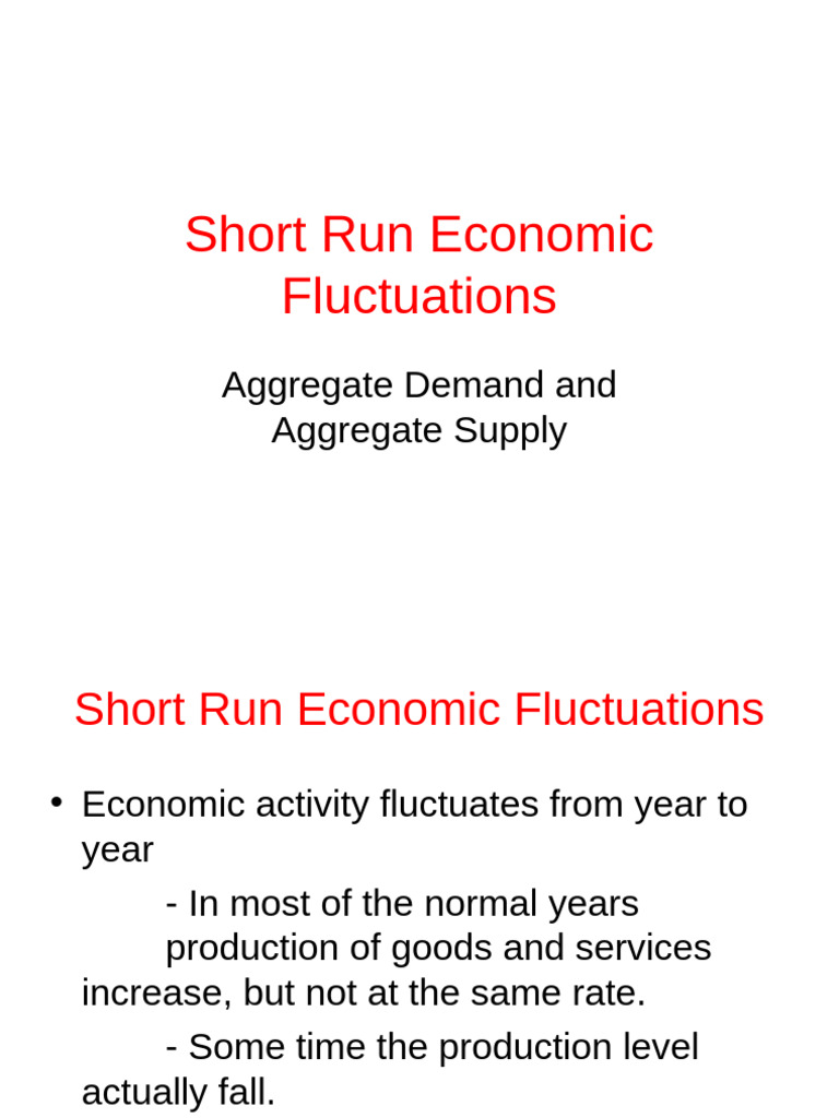 31 - Agg Demand and Agg Supply | PDF | Aggregate Demand | Long Run And ...