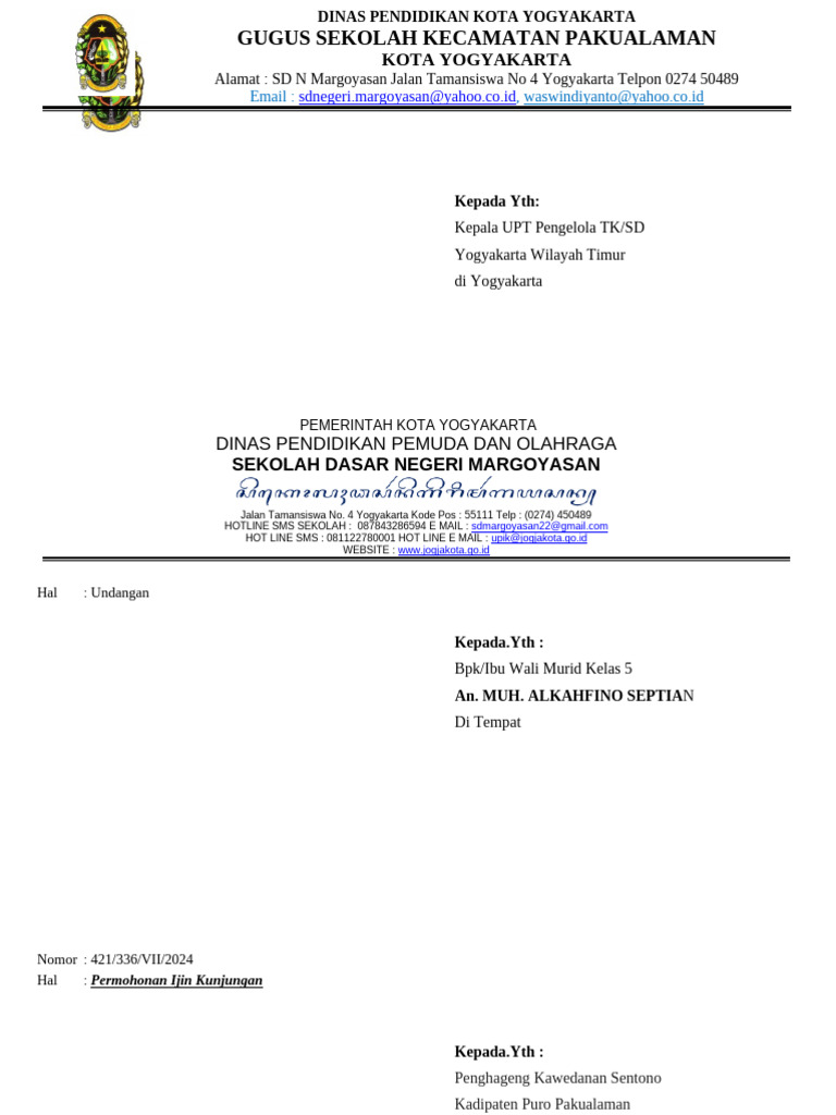 Surat Keluar 2025 | PDF