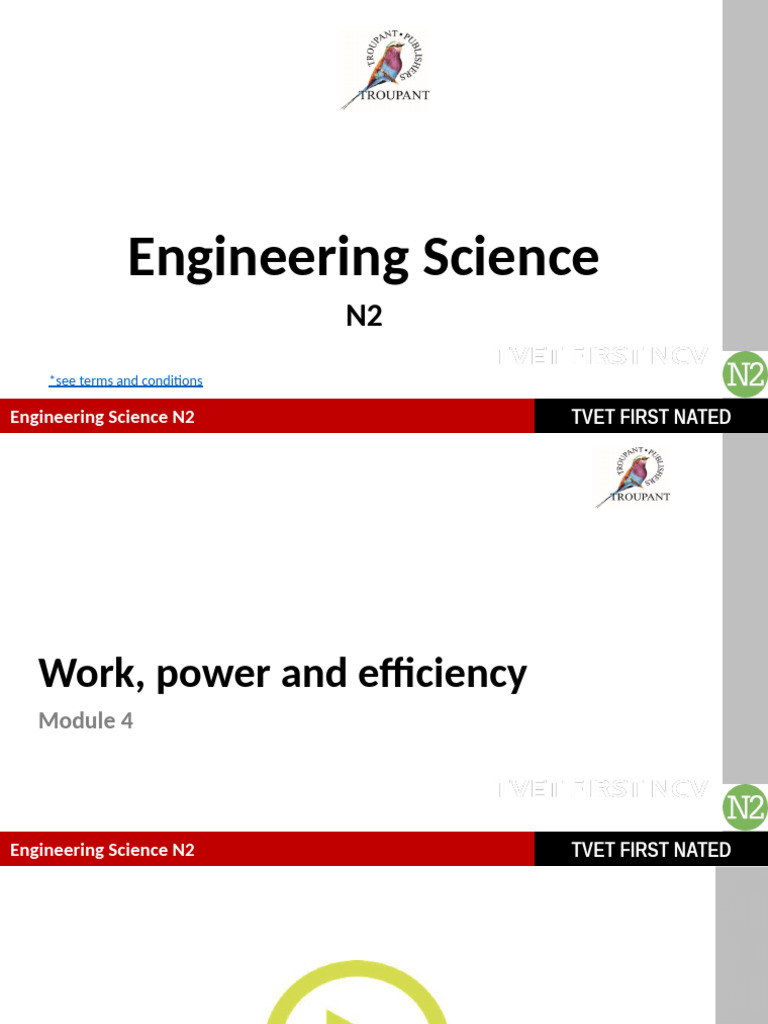 TVET FIRST Engineering Science N2 Module 4 | PDF | Speed | Physical ...