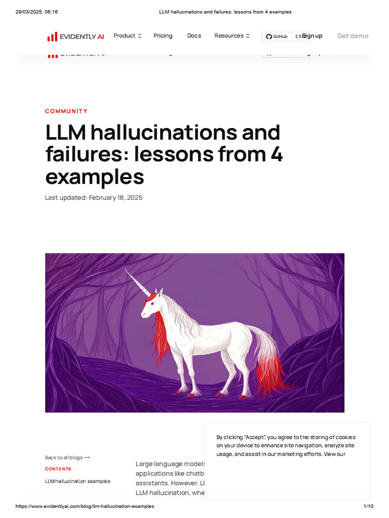 LLM Hallucinations and Failures - Lessons From 4 Examples | PDF ...