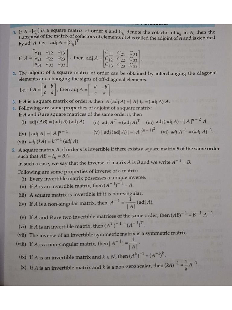 Important Result Determinants | PDF