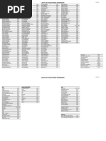 Lista de Ramal | PDF