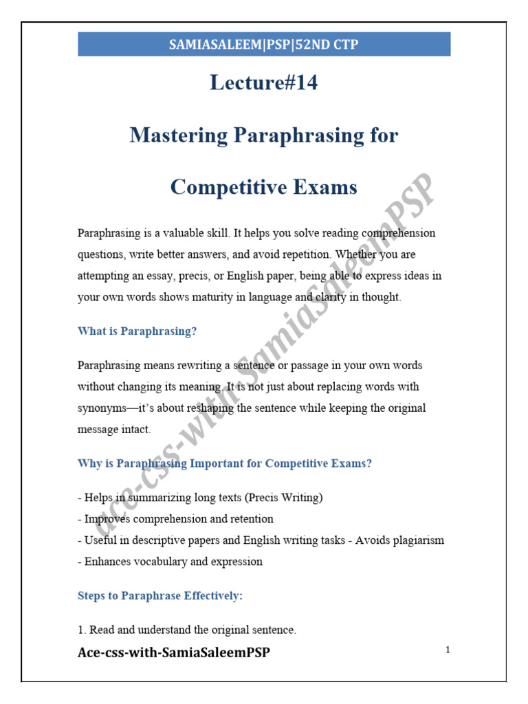 Lecture 14 Translation and Paraphrasing | PDF | Translations | Idiom