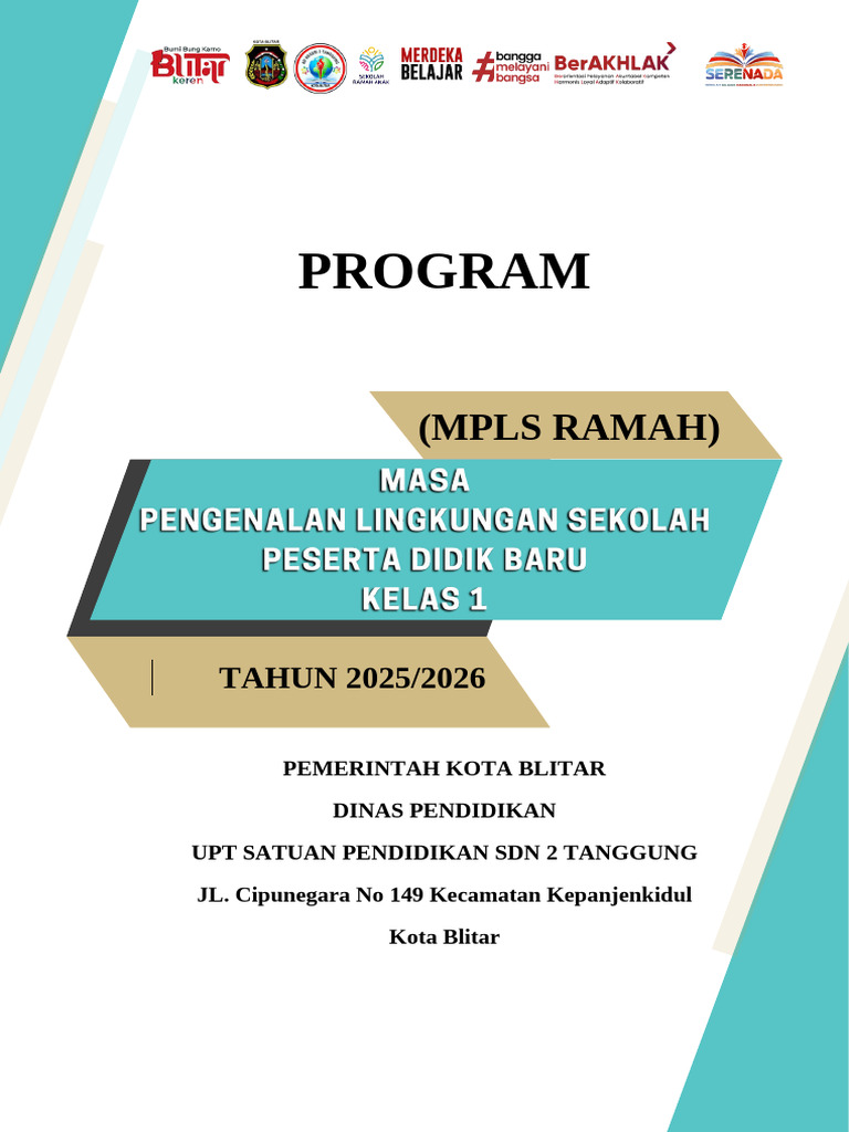 Program Mpls 2025-2026 Kelas 1 Stada | PDF