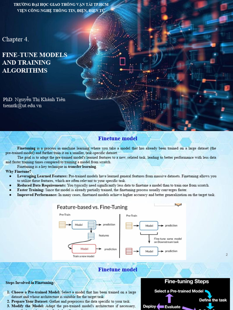 Chapter 4 - Fine-Tune Models and Training Algorithms | PDF | Algorithms And Data Structures ...