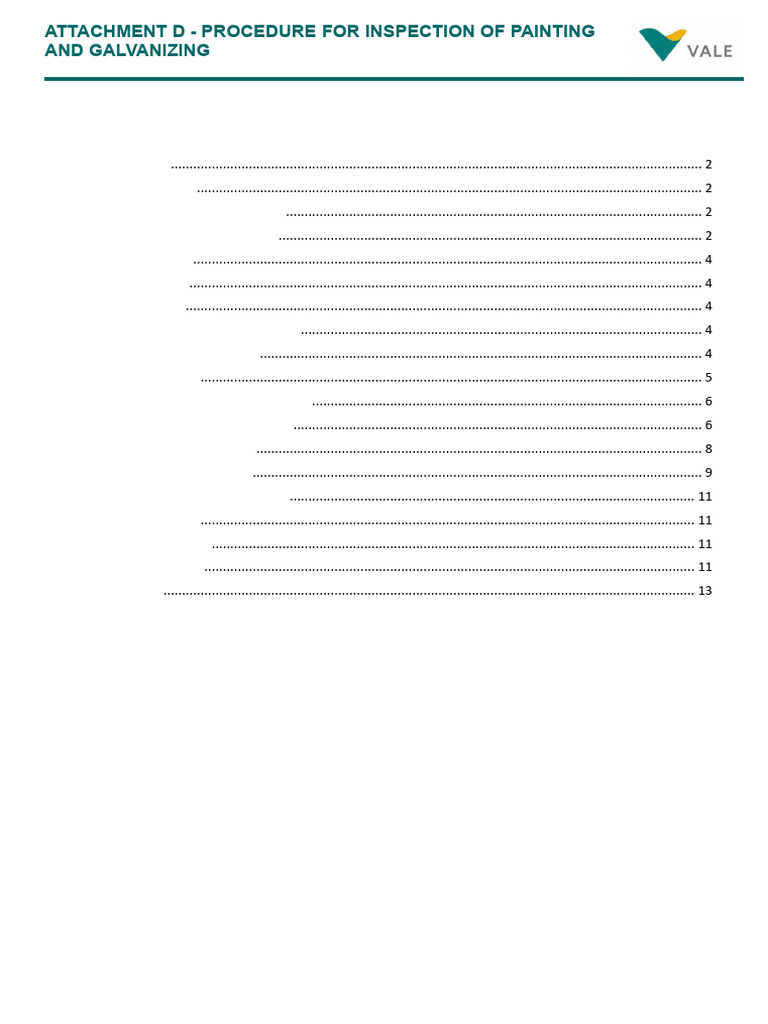 Et-M-412 - 01 - Attachment D - Procedure For Inspection of Painting and ...