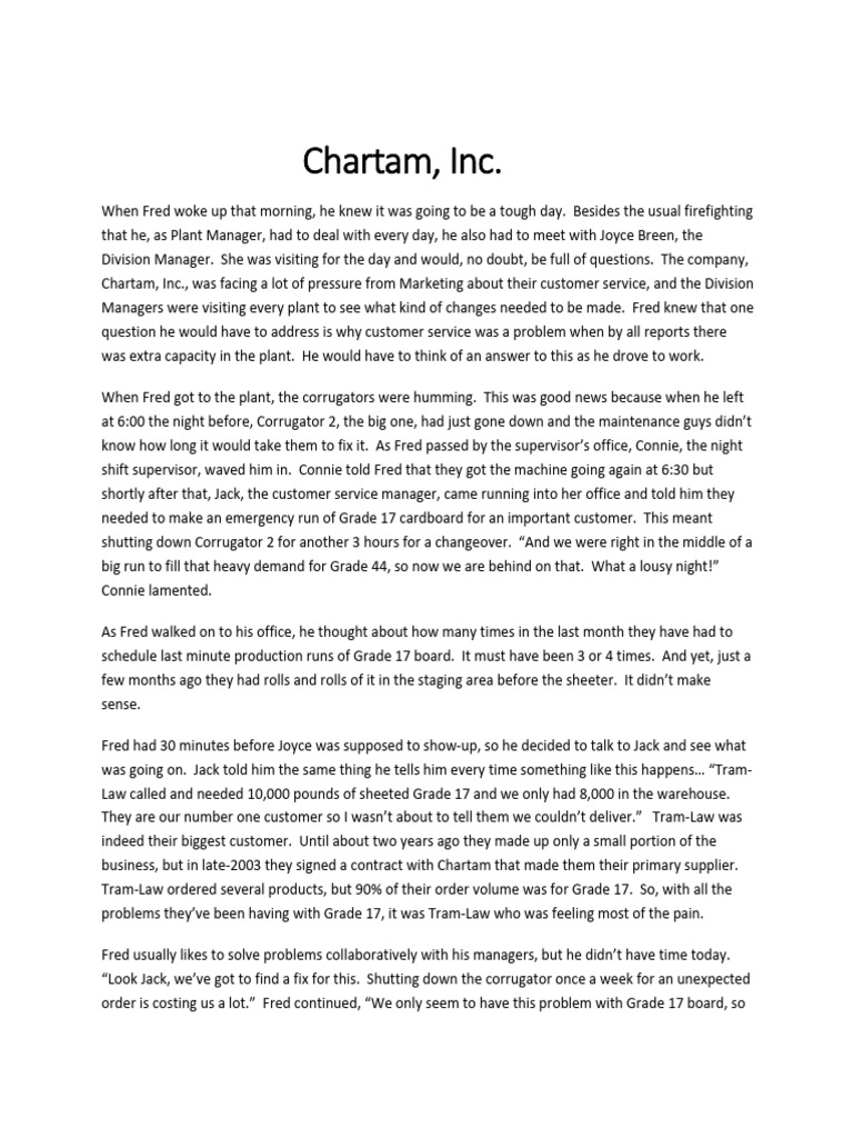 Chatram-Background and Questions | PDF | Forecasting | Inventory