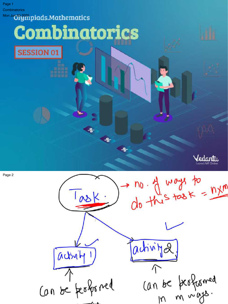 Combinatorics Lecture 1 | PDF