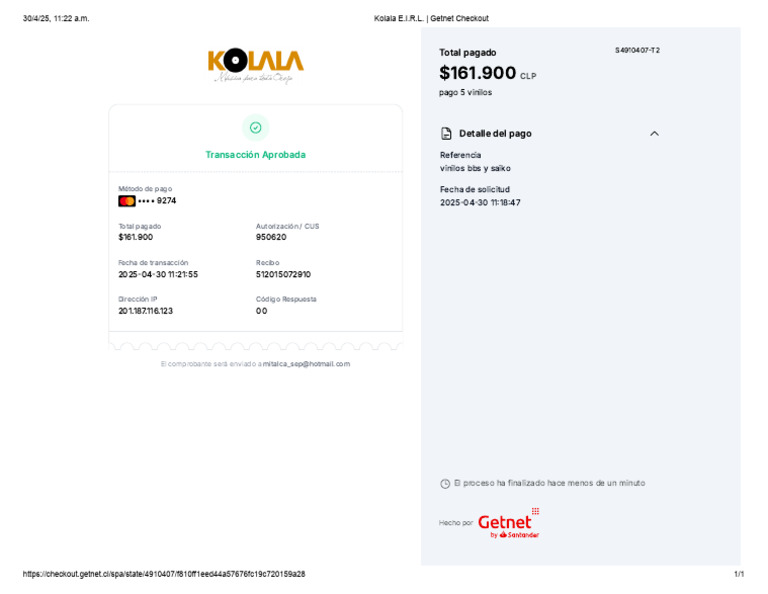 Getnet Checkout | PDF