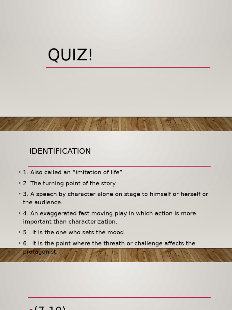 Quiz! | PDF