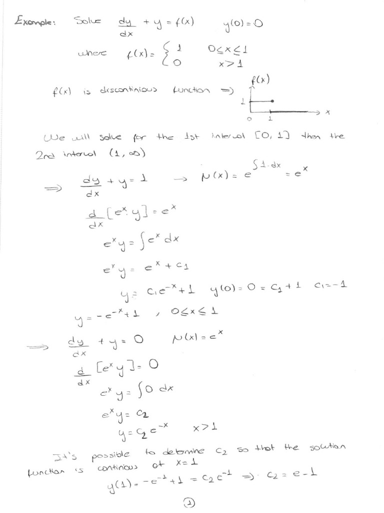 Lecture4 1sto Applications2 Apllications 1st Order | PDF