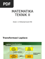 Tabel Transformasi Laplace | PDF