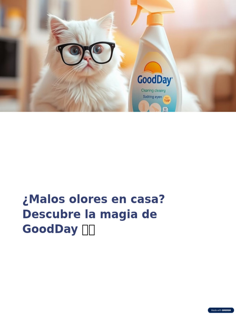 Malos Olores en Casa Descubre La Magia de GoodDay | PDF