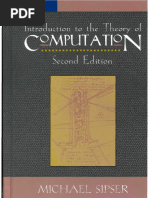 Introcuction To Theory of Computation by Micheal Sipser Ist Ed PDF | PDF