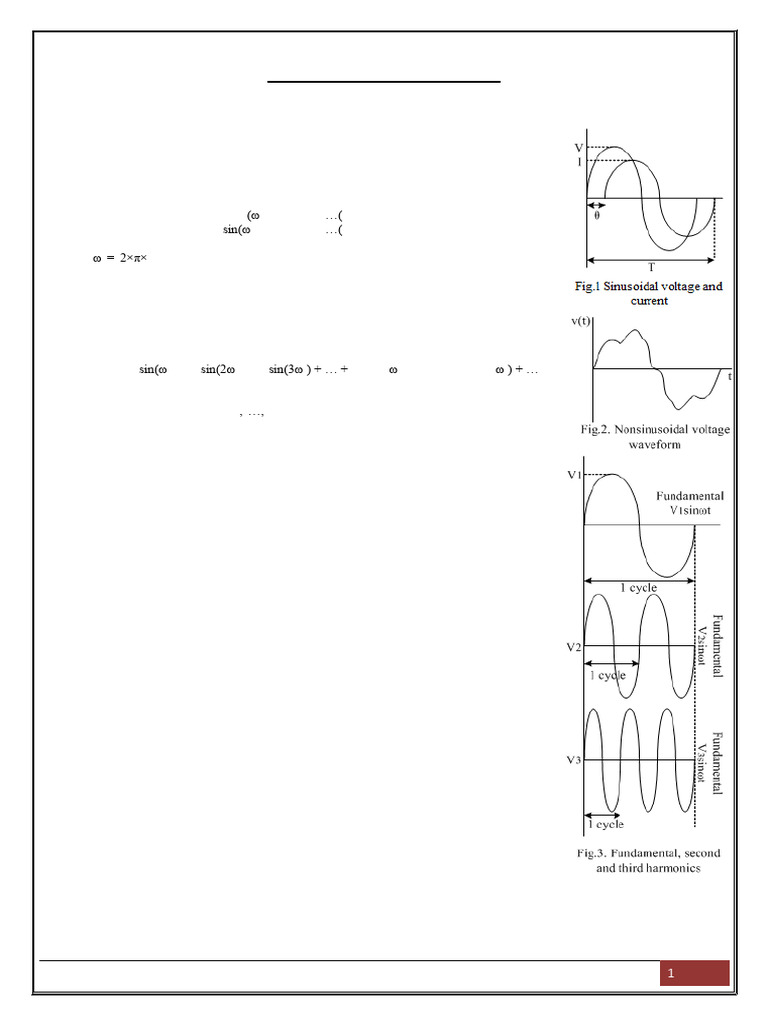 PowerQuality UNIT 5 | PDF | Transformer | Sine Wave