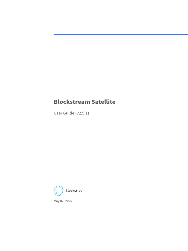 BlockStream Satellite - Blocksat - Manual 1 | PDF | Software Defined ...