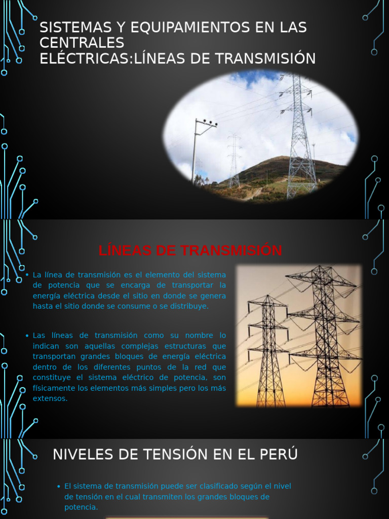 LINEAS - DE - TRANSMISION - Introduccion y Estructuras | PDF ...