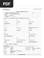 HRTC Bus Pass and Fare Information 2025 | PDF | Fare | Bus