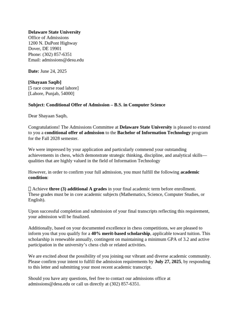 Delaware State University | PDF
