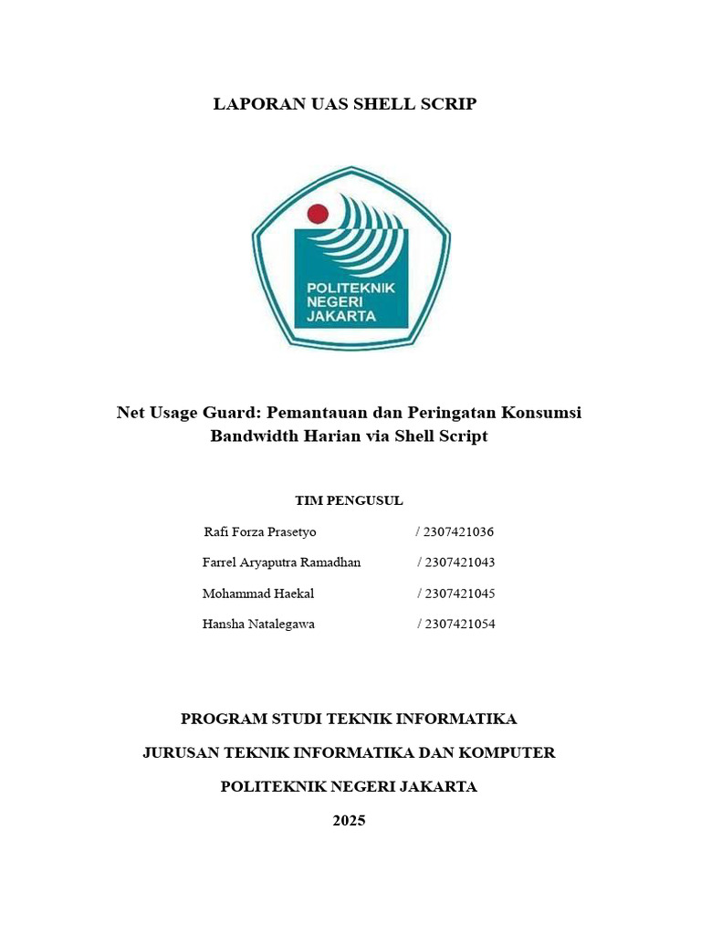 Laporan Uas Shell Script | PDF