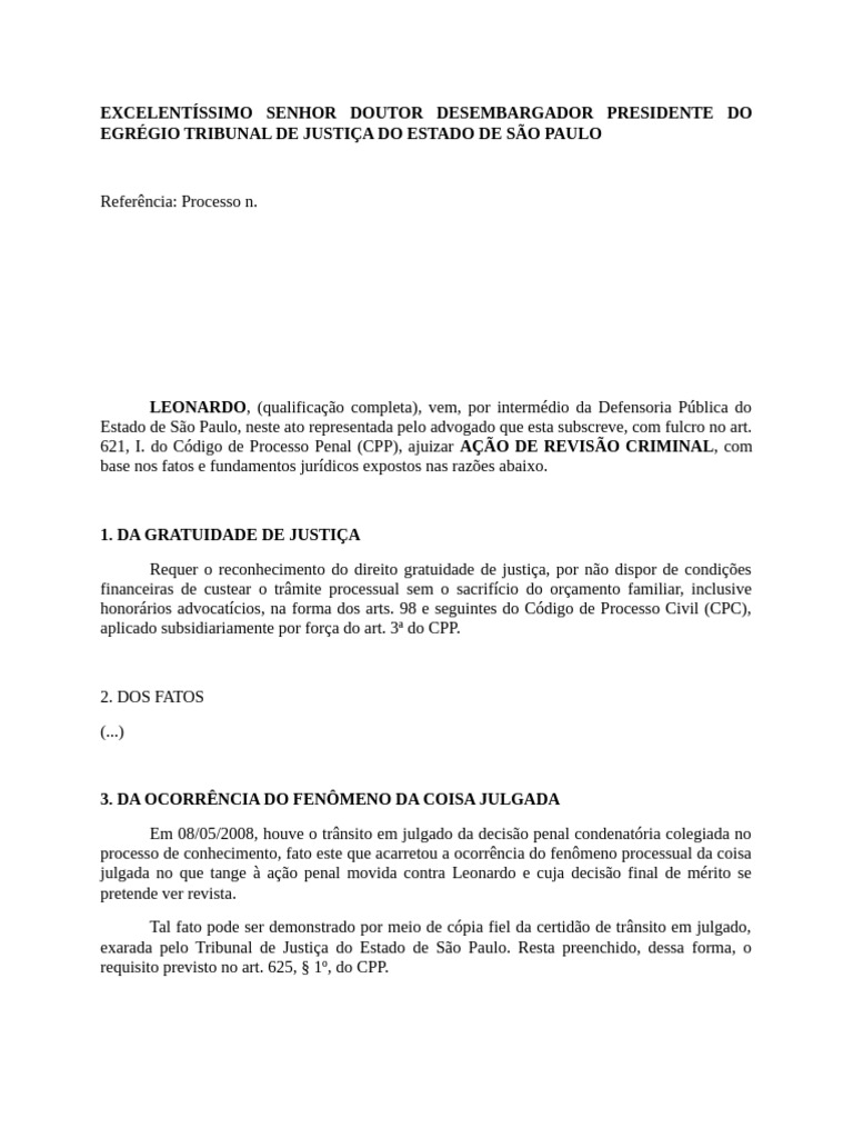 Revisão_Criminal | PDF | Roubo | Crimes