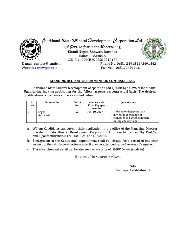 Recruitment Notice | PDF