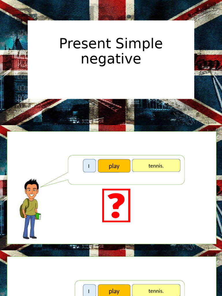 Present Simple Negative Sentences Guide | PDF