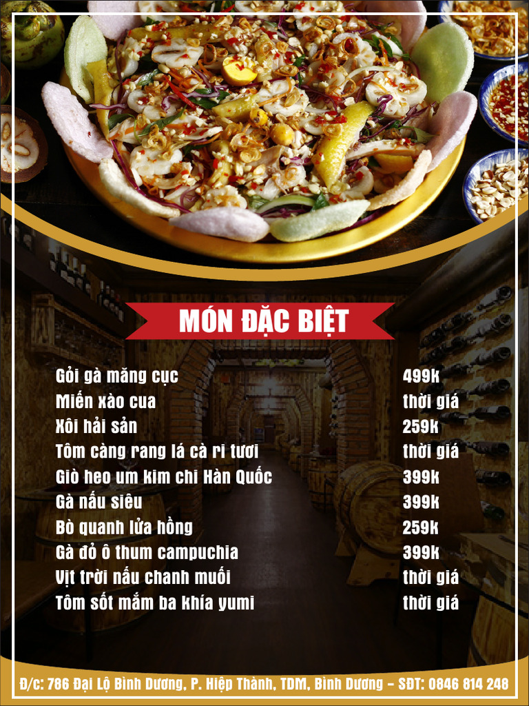 Menu Yumi Thang 5 Moi Nhat | PDF