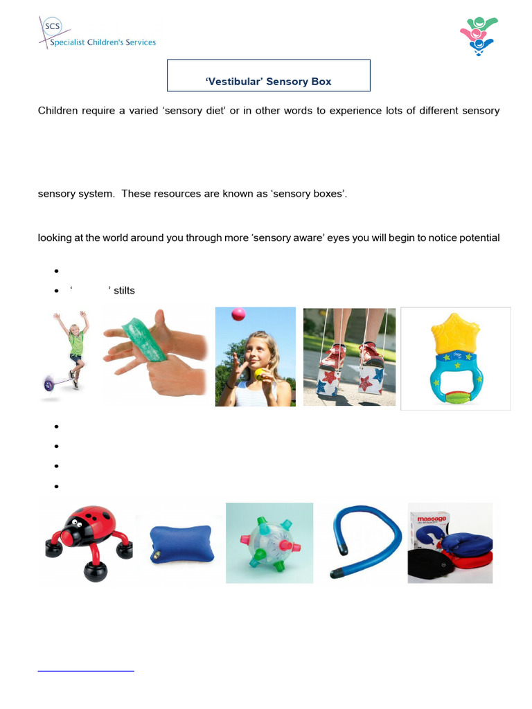 Movement Sensory Box Ideas for Kids | PDF