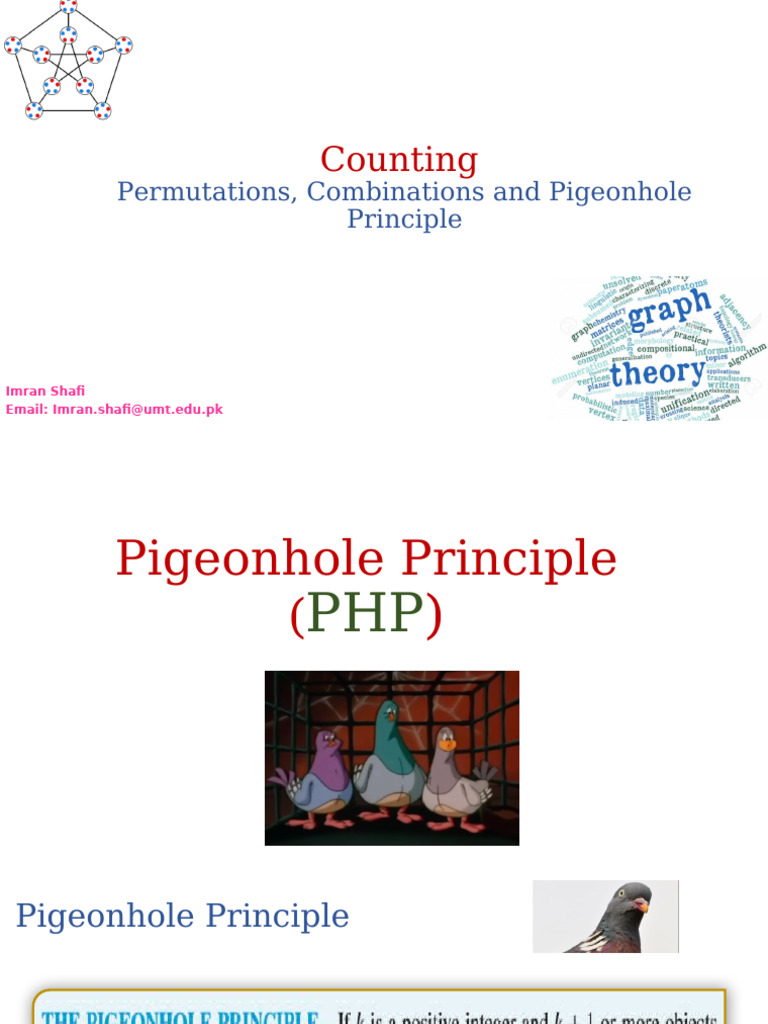 Pigeonhole Principle and Permutations | PDF | Discrete Mathematics ...