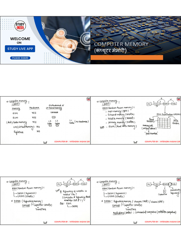 Computer Memory | PDF