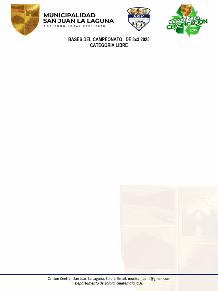 BASES 3x3 | PDF | Deportes