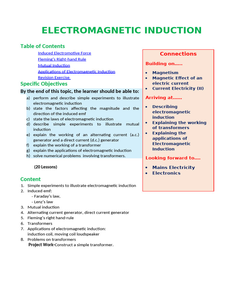 4.5 Electromagnetic Induction-2 | PDF | Electromagnetic Induction | Transformer
