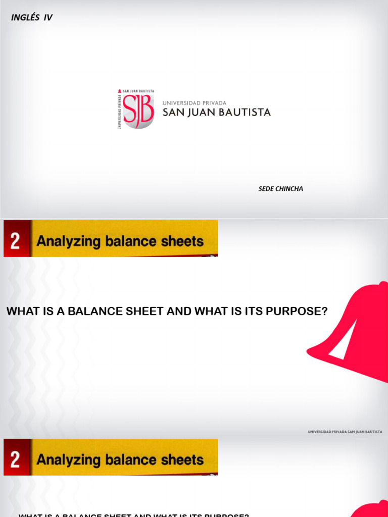2 Balance Sheets | PDF