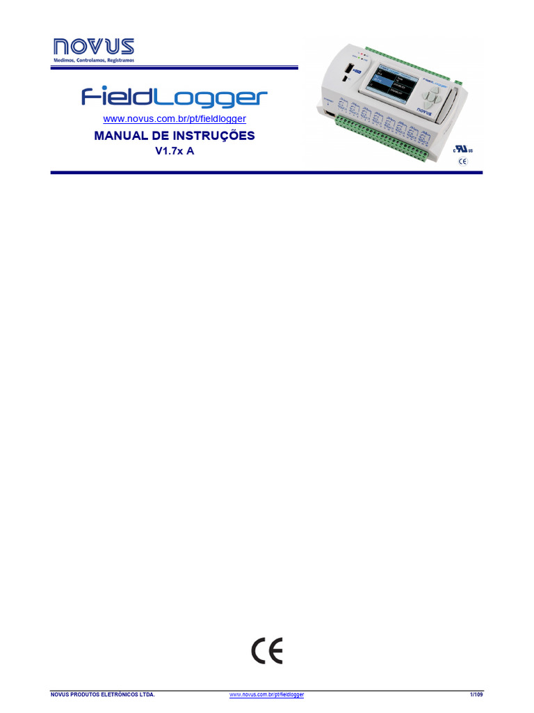 Manual de Instruções Fieldlogger Novus | PDF | Protocolo de ...
