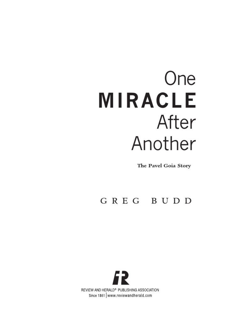 One Miracle After Another: Pavel Goia | PDF | Behavioural Sciences ...