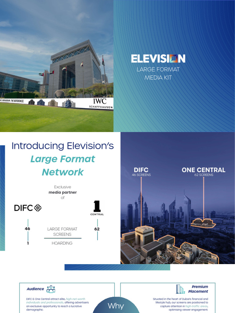 Elevision Large Format Media Kit 2023 | PDF | Advertising | Brand