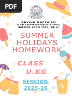 Holiday Homework LKG | PDF | Kindergarten