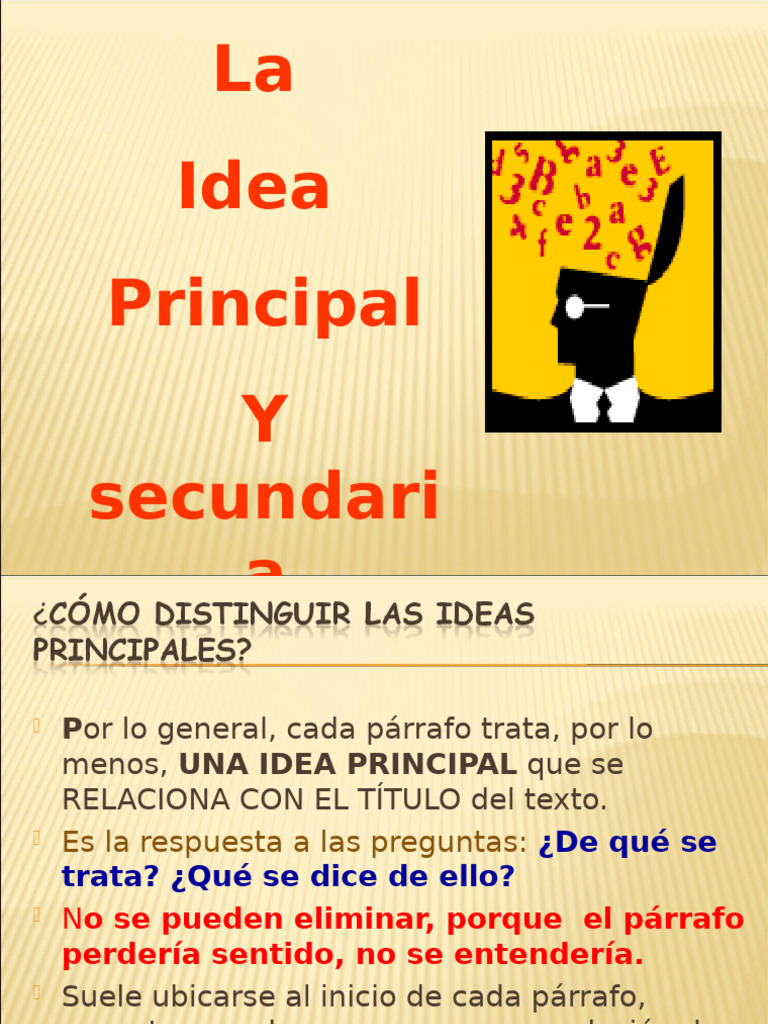 Idea Principal y Secundaria | PDF | Reptil