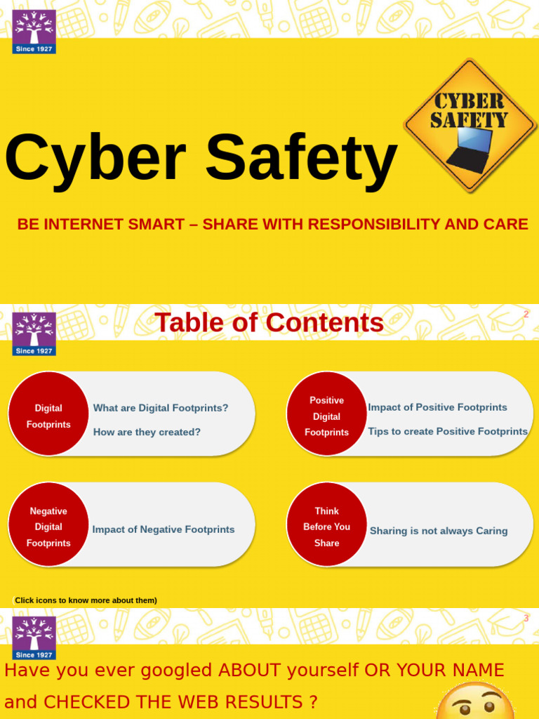 Digital Footprints - Be Internet Smart | PDF | Cyberspace | Internet