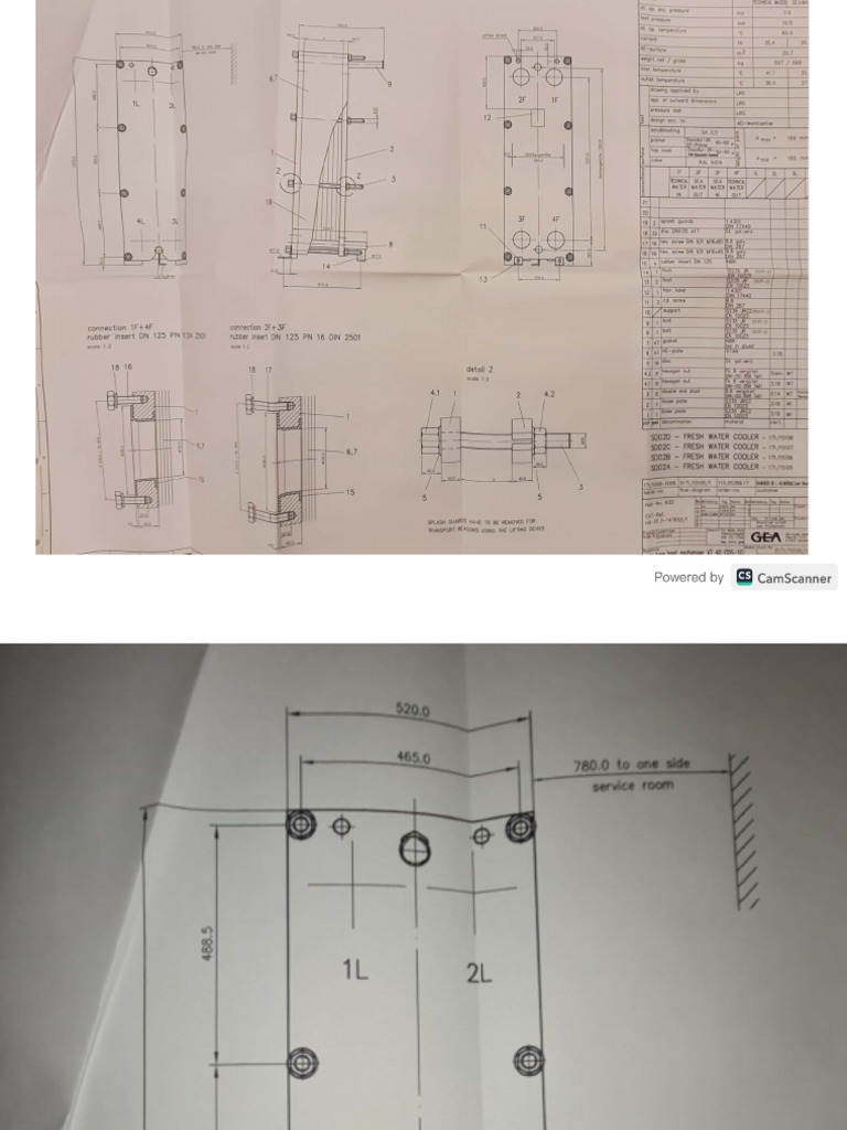 GS Cooler Drawings | PDF