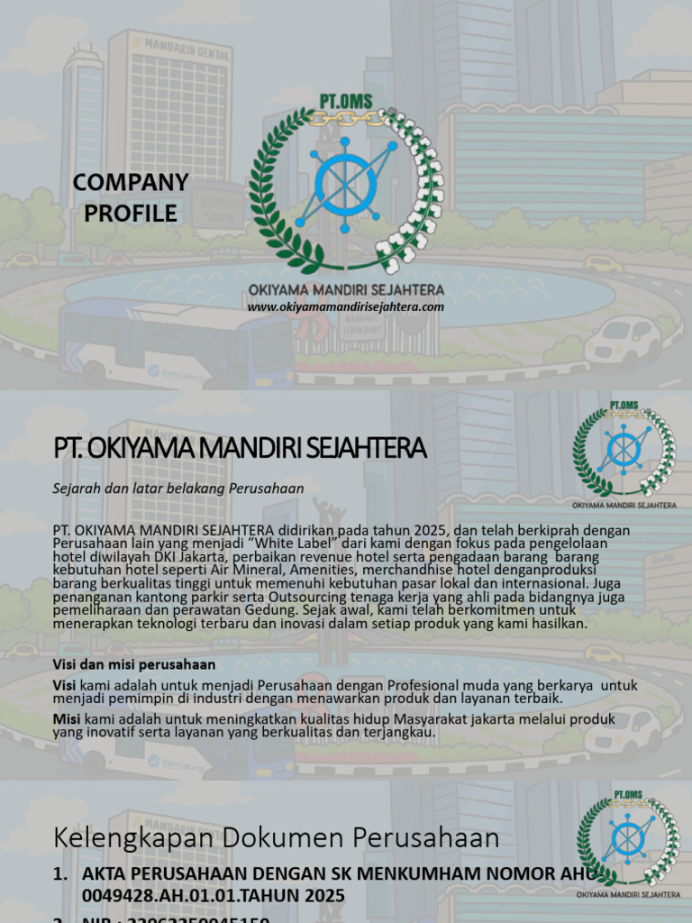 Okiyama Mandiri Sejahtera Terbaik | PDF