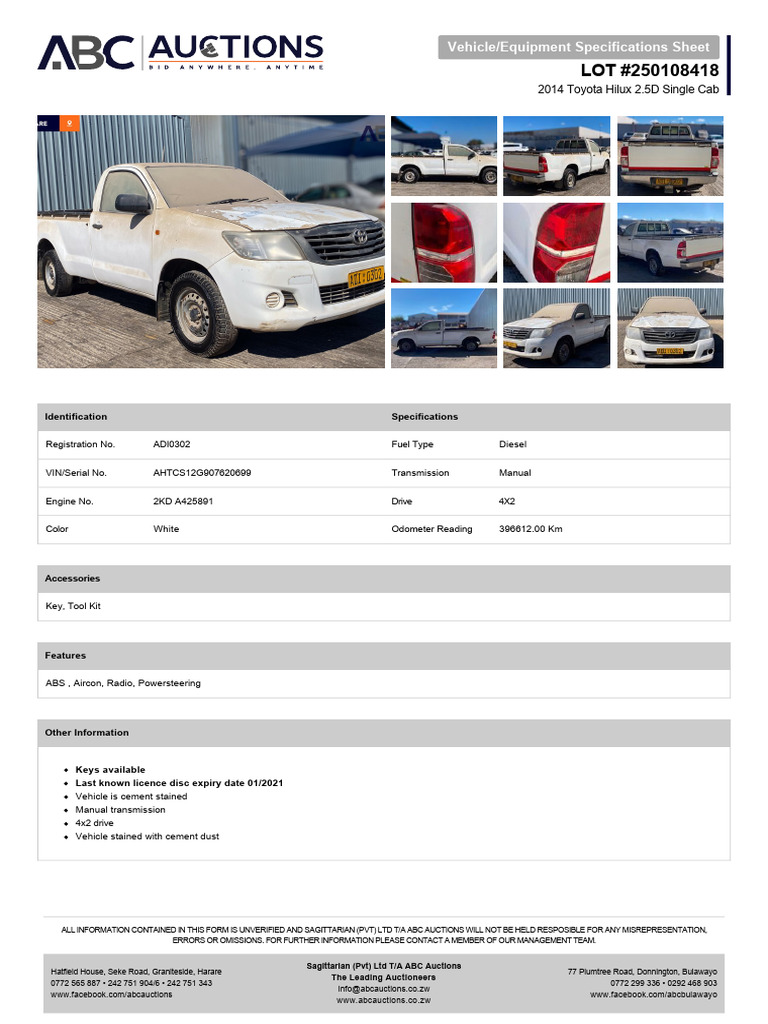 Abc Auction - SPEC | PDF