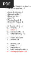 iDate Song List and Gameplay Details | PDF | Popular Music | Entertainment