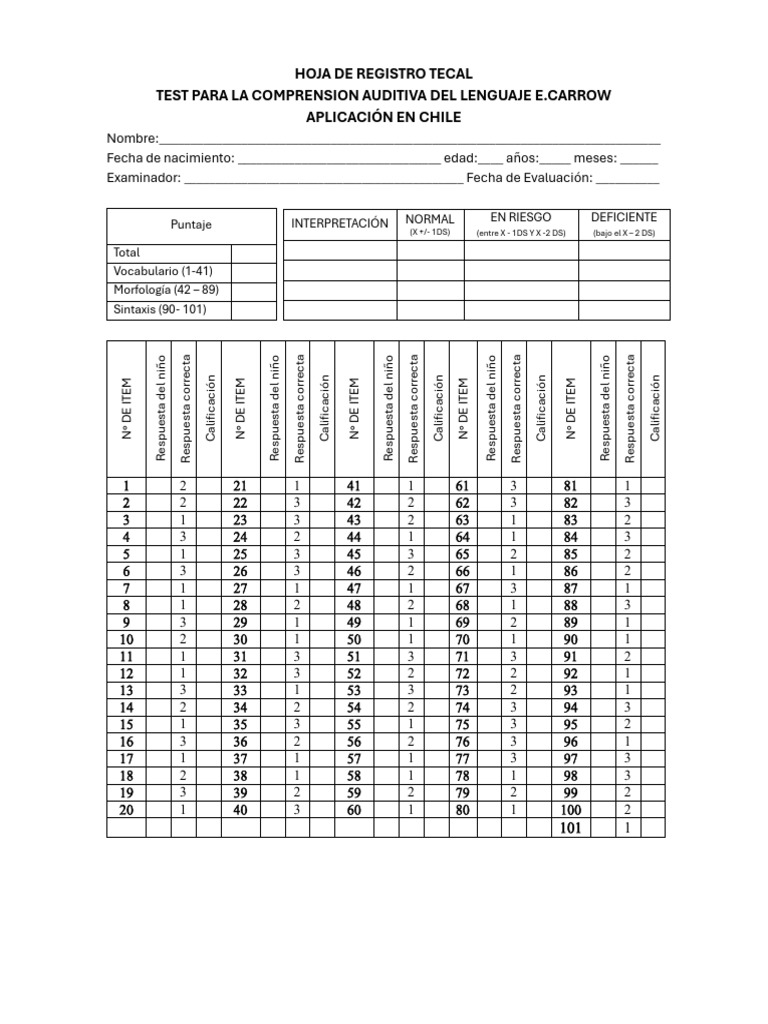 Hoja de Analisis de TECAL Corregida | PDF