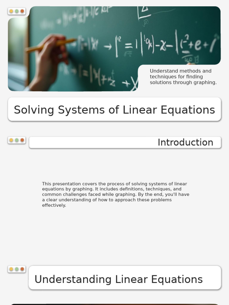 Graphing Systems of Linear Equations | PDF | Equations | Line (Geometry)