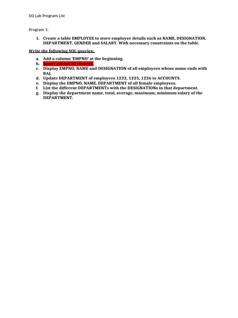 Program 1 | PDF