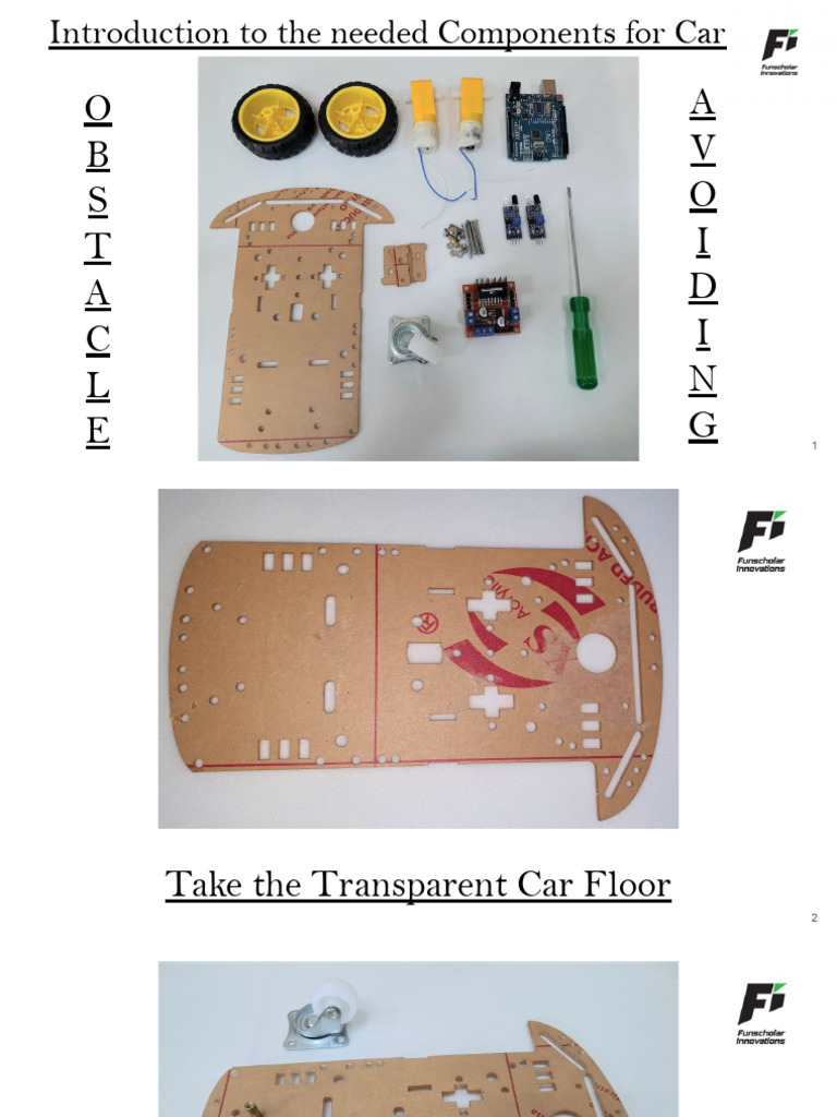 Obstacle Avoidance Car - PPTX - R | PDF